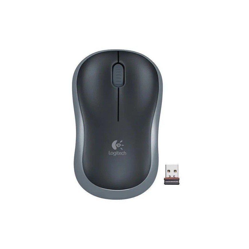 LOGITECH MIŠ M185 WIRELESS SIVI