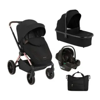 Kikka Boo kolica Kara 3u1 premium set sa autosedištem I-Xtend I-size i tvrdom korpom Black