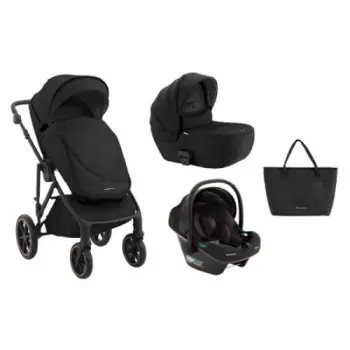 Kikka Boo kolica Thea 3u1 premium set sa autosedištem I-Xtend I-size i tvrdom korpom Black