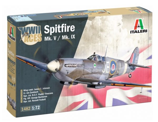 ITALERI 1/72 WWII Aces Spitfire Mk. V / Mk. IX