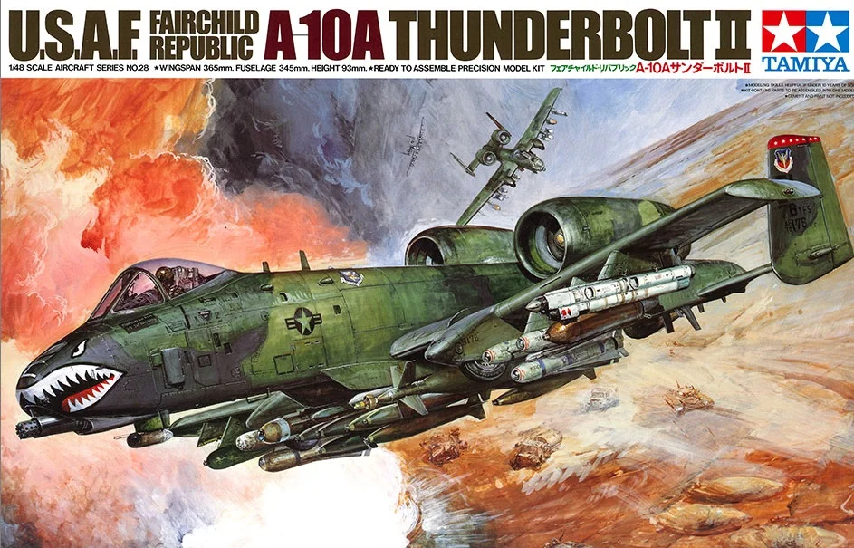 TAMIYA 1/48 U.S.A.F. Fairchild Republic A-10A Thunderbolt II