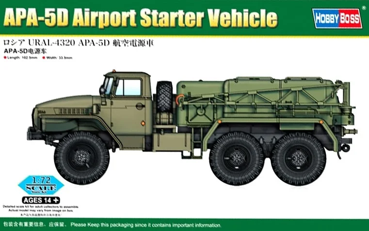 HOBBY BOSS 1/72 APA-5D Airport Starter Vehicle
