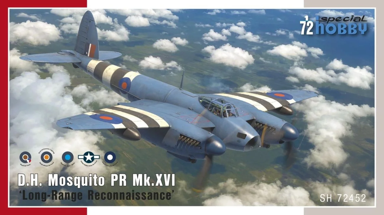 SPECIAL HOBBY 1/72 D.H. Mosquito PR Mk.XVI ‘Long-Range Reconnaissance’