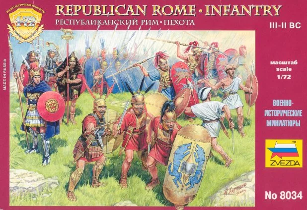 ZVEZDA 1/72 Republican Roman Infantry