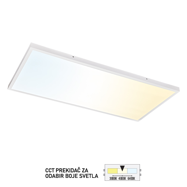 LED panel nadgradni 1200×600 LPA-08-1696P CCT