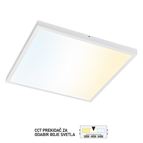 LED panel nadgradni 600×600 LPA-08-50S CCT