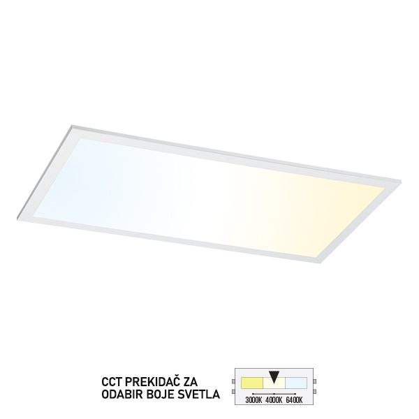 LED panel ugradni 595×295 LPA-09-6336P CCT