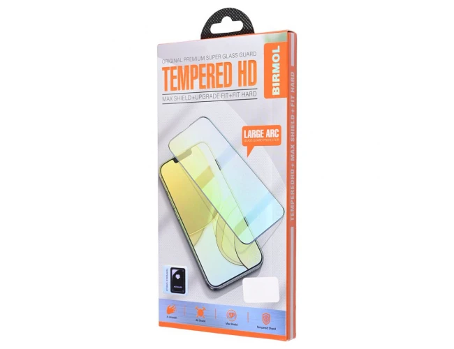 Red Zaštitno staklo za Xiaomi Redmi 15 4G - Tempered Glass 2.5D full glue, crni, 171mm