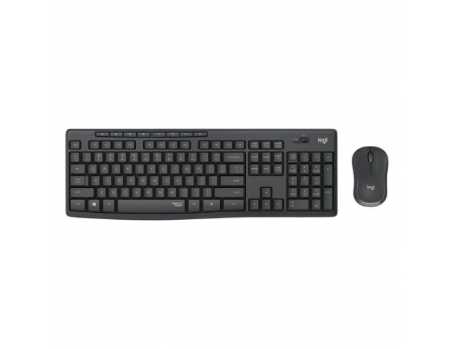 Logitech MK295 Komplet tastatura i miš - bežični, tihi, Graphite