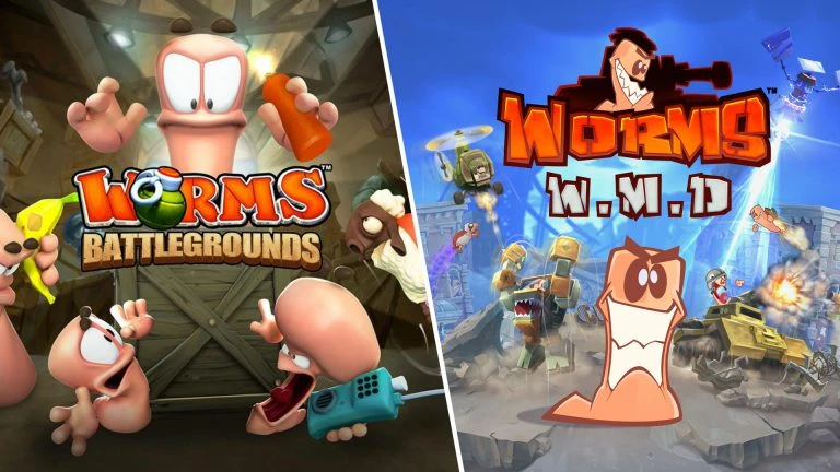 Soldout Sales&Marketing Worms Battlegrounds+Worms WMD Double Pack igrica za PS4