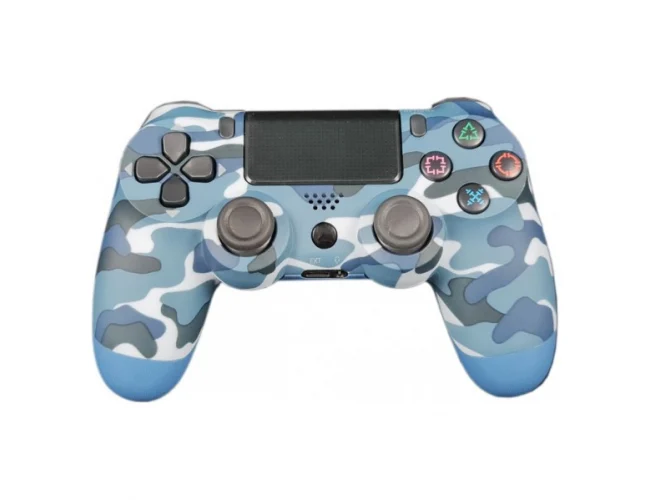 Gembird Wireless Thrillershock gamepad - bežični, dvostruka vibracija, PCPS4, plavi camo