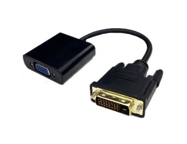 E-Green (OST03385) adapter DVI-D (Muški) na VGA (Ženski) crni
