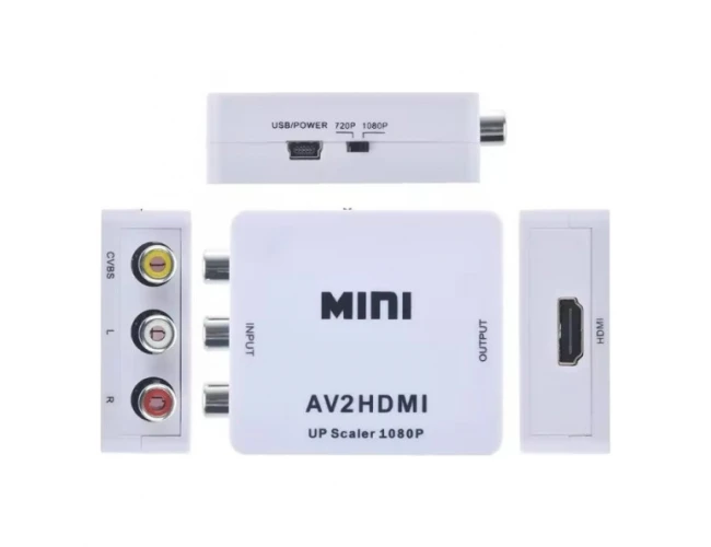 Gembird HDMI kablovi i adapteri - AV to HDMI konverter, Mini HDMI