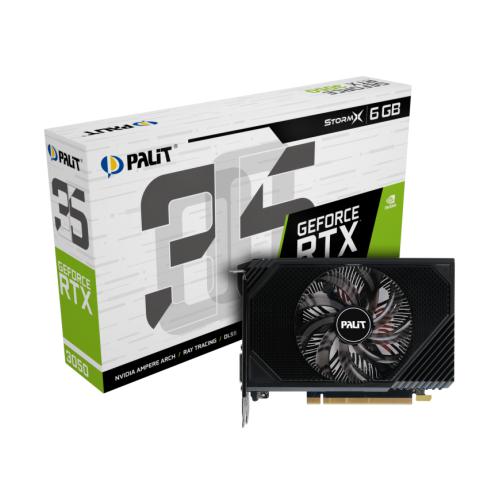 GeForce RTX 3050 StormX 6GB – Palit NE63050018JE‑1072F