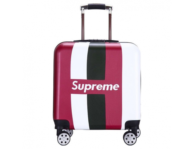 RED Supreme kabinski kofer 20" bordo belo crni