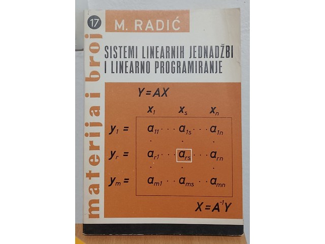 SISTEMI LINEARNIH JEDNADZBI I LINEARNO PROGRAMIRANJE