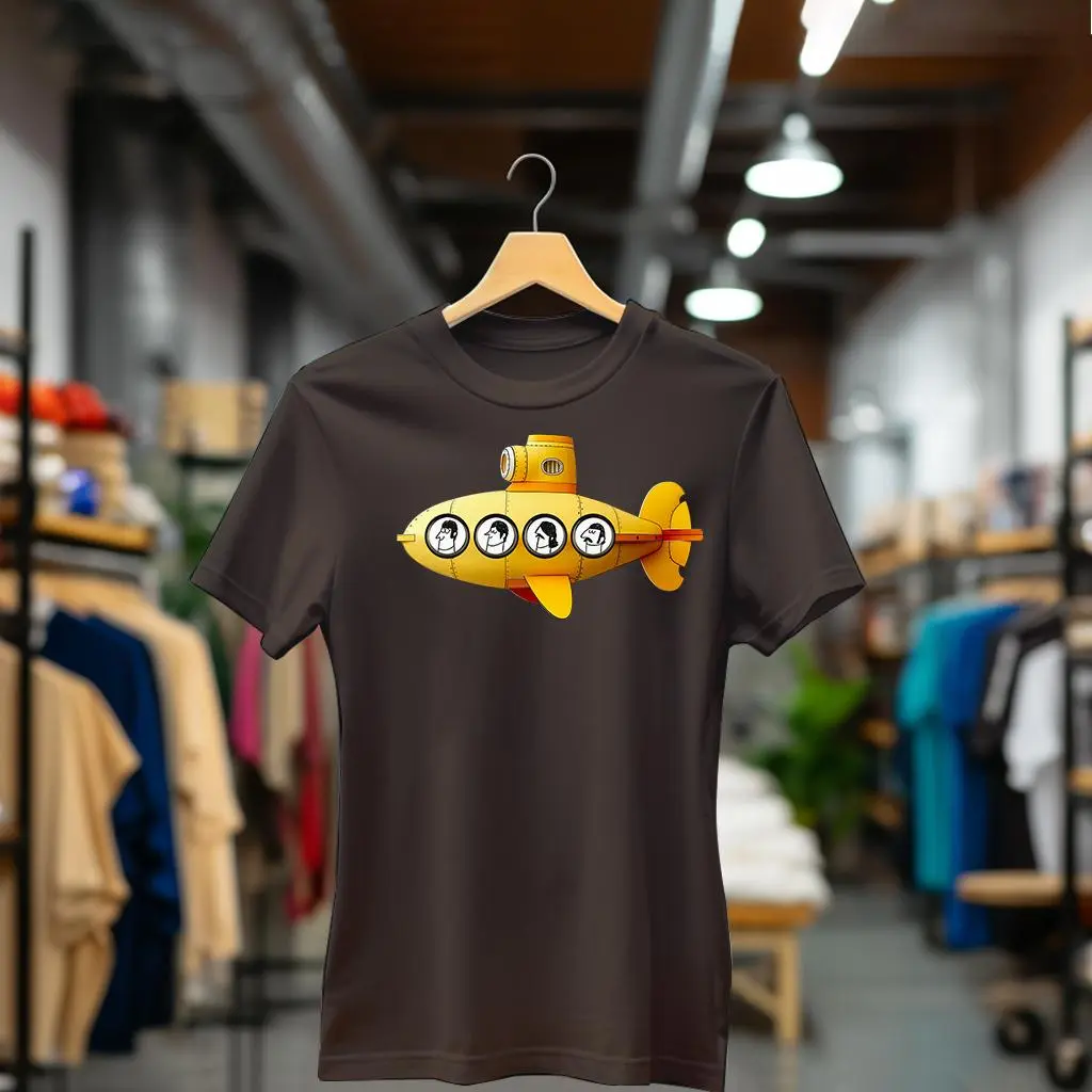 Camiseta Majica sa štampanim printom Cam 791, Ženska, Čokolada