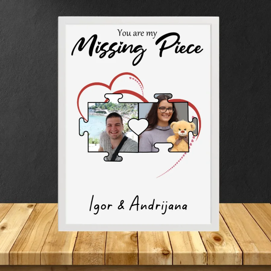 Missing Piece Poster sa ramom