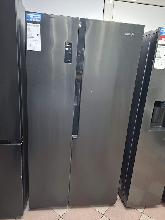 Frižider Gorenje NRS918EMB, Side By Side , 179cm.