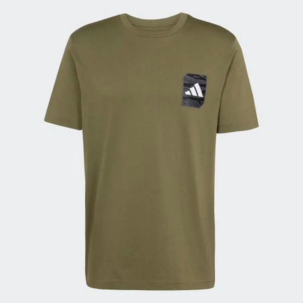 Adidas Muška majica kratkih rukava m c Camo wv tee, Maslinasta