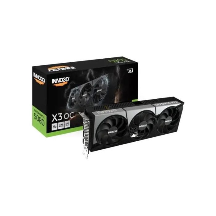 INNO3D NVIDIA GEFORCE RTX 5080 X3 OC 16GB GDDR7 256bit 2460