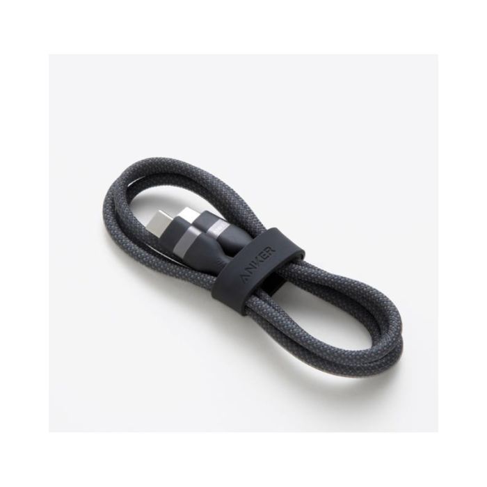 USB tip-C kabl M/M 0.9m, za Super brzo punjenje 240W/480Mbps, pleteni, crni