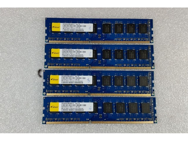 32Gb DDR3 1600MHz Elixir-Nanya Uparene memorije