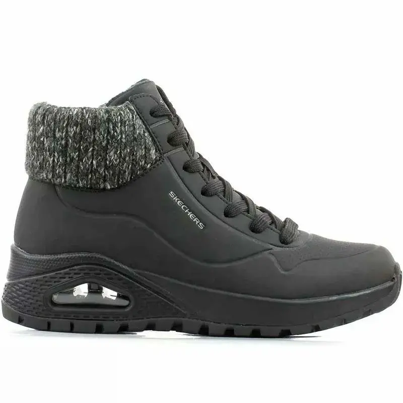 Skechers Ženske patike Uno Rugged, Crne