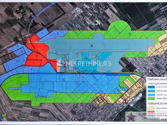 Aerodrom Nikola Tesla plac 92 ara komercijalna atrakcija