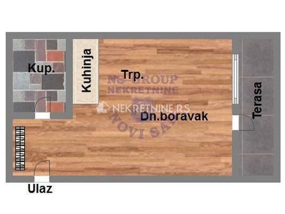 Garsonjera u izgradnji na Telepu 29m2