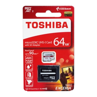 Memorijska kartica Toshiba Micro SD 64GB Class 10 UHS U1 + SD adapter