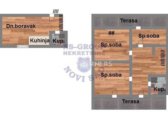 Troiposoban u izgradnji na potezu Lipovog Gaja
