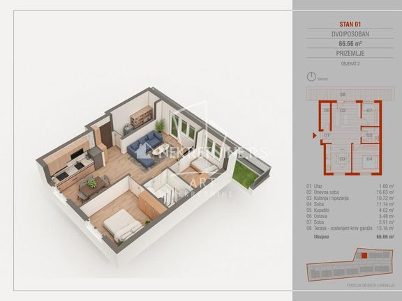 Sunčani vinogradi, novogradnja ID#12478
