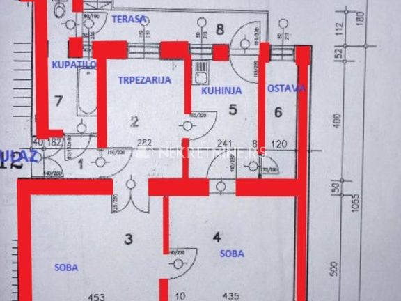 Trosoban stan NOVI SAD, 300000€