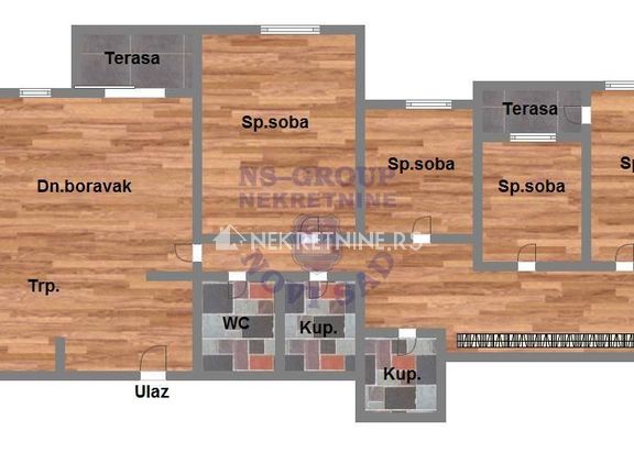 Fantastičan petosoban stan od 123m2 na Salajci!