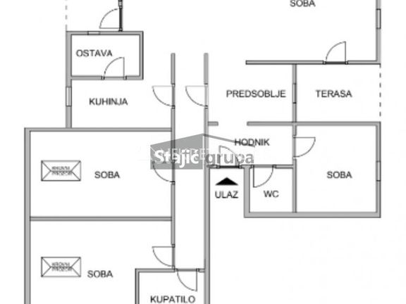 Troiposoban, uknjižen, Novi Beograd, Dr Ivana Ribara