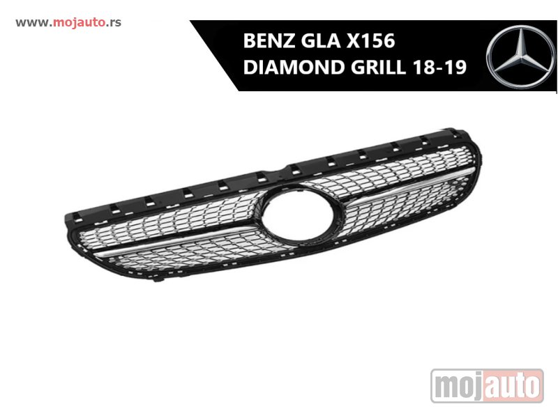 Mercedes GLA X156 diamond prednji grill 18-19