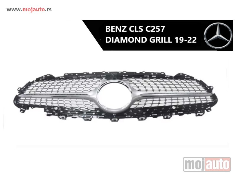 Mercedes CLS C257 diamond prednji grill 19-22