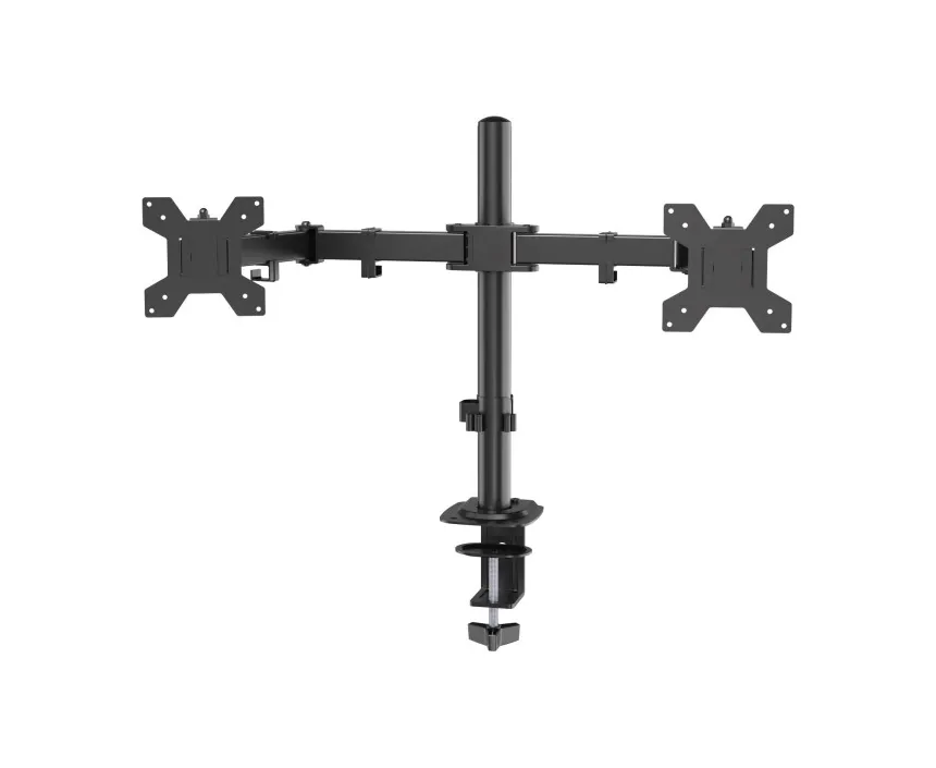 MA-D2-011 Gembird Podesivi dupli stoni drzac za monitor, tilt, 17-32 max.2x9kg