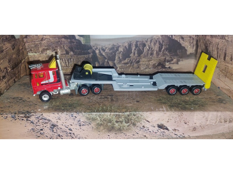 Majorette Semi Tractor Truck and Trailer 1:87