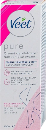Veet
PURE krema za depilaciju za normalnu kožu, 100 ml