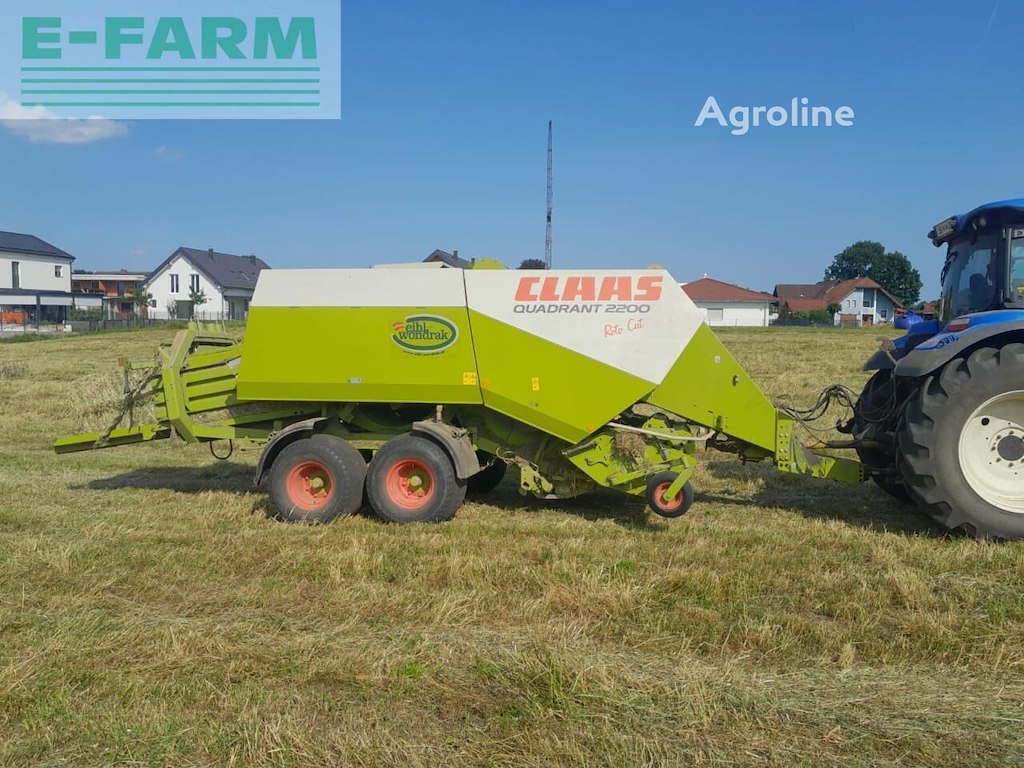 Claas quadrant 2200 rc balirka za četvrtaste bale