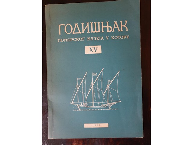 Godišnjak pomorskog muzeja u Kotoru 1967-slikan sadržaj