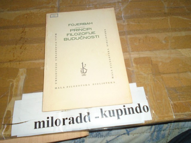 Principi filozofije budućnosti Fojerbah