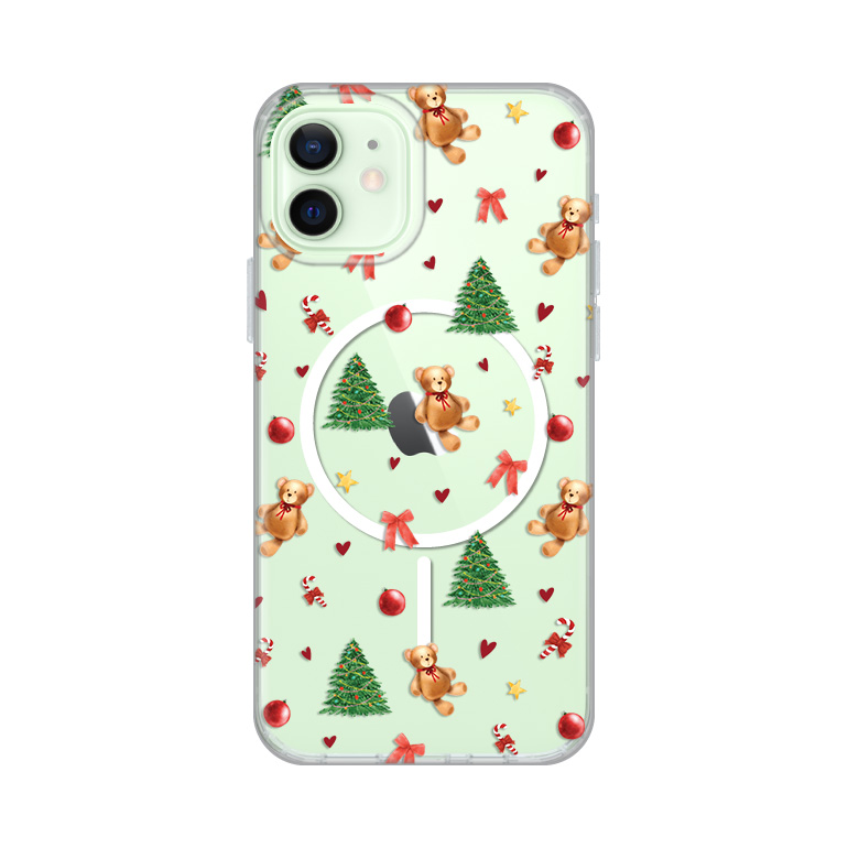 Zastitna maska (futrola) print Magsafe - iPhone 12/12 Pro 6.1 Merry Bear