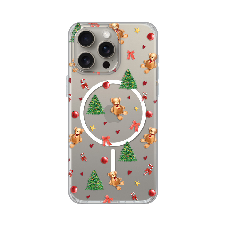 Zastitna maska (futrola) print Magsafe - iPhone 15 Pro Max 6.7 Merry Bear