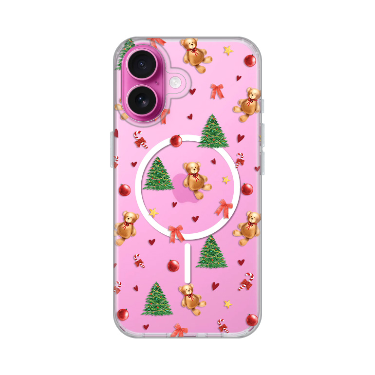 Zastitna maska (futrola) print Magsafe - iPhone 16 6.1 Merry Bear