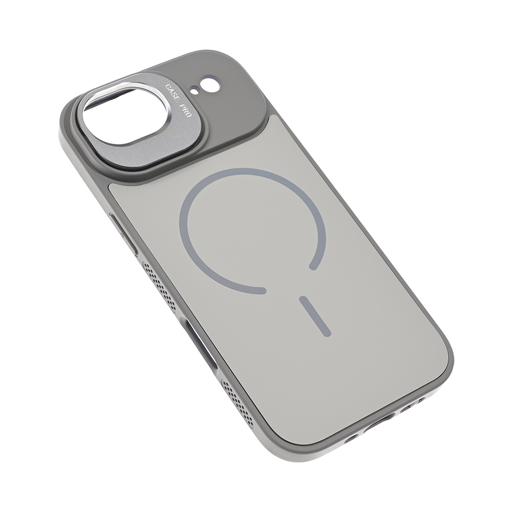 Zastitna maska (futrola) Magsafe mat Shield - iPhone 17 Air siva