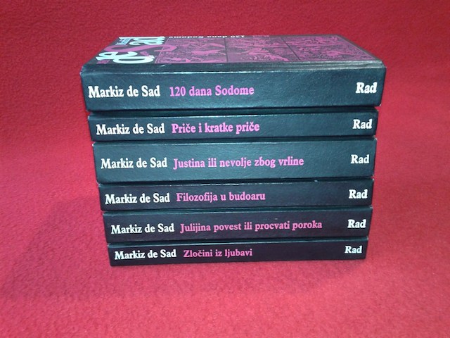 Markiz de Sad - Izabrana dela 1-6