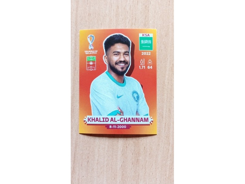 World cup Qatar 2022 Panini broj KSA 19
